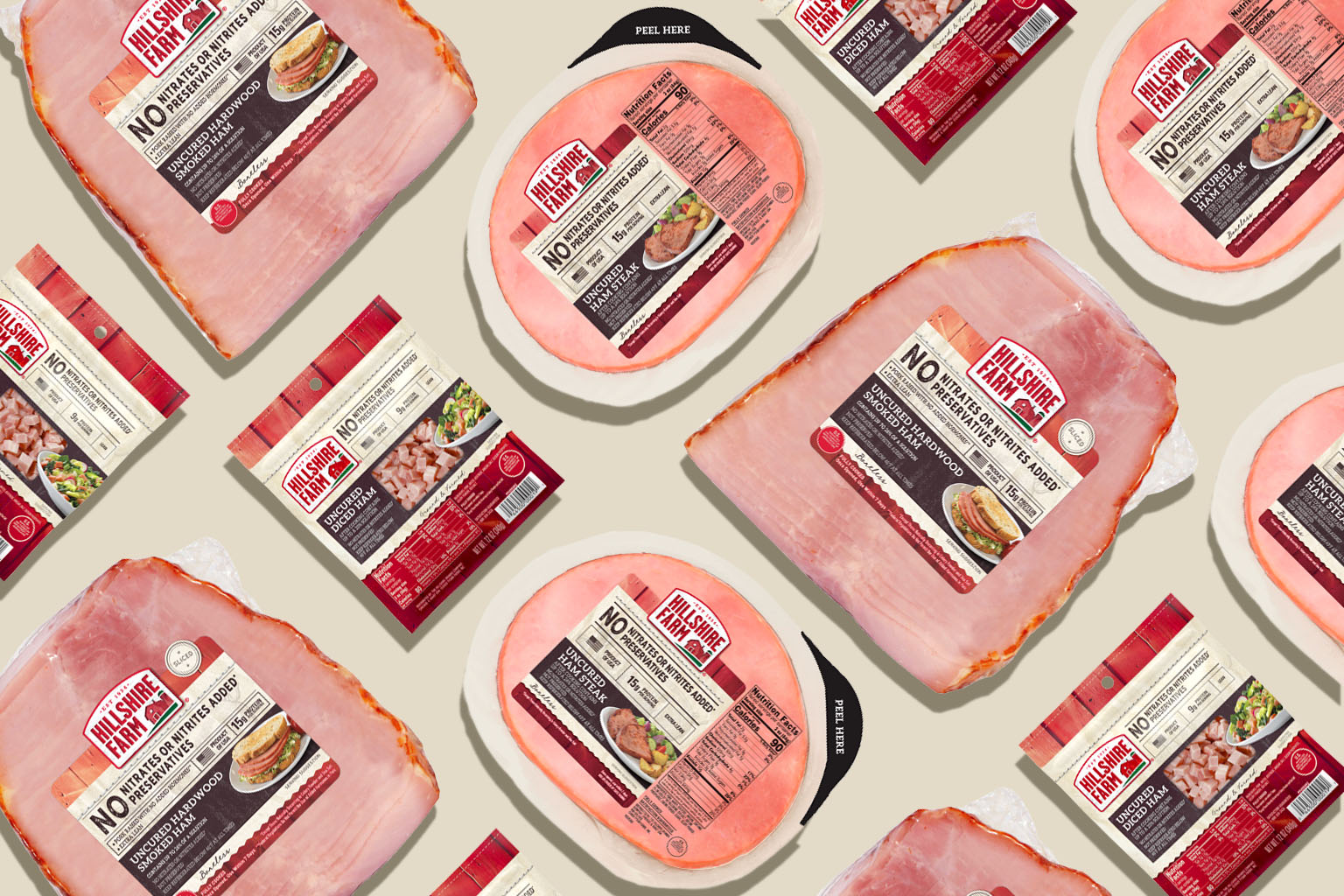 Hillshire Farm Ham - Contrast
